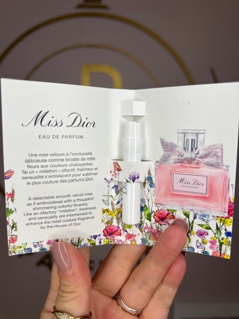 Amostra perfume Miss Dior Eau de Parfum New 2021 – Dior – 1ml – Feminino – BS Parfums