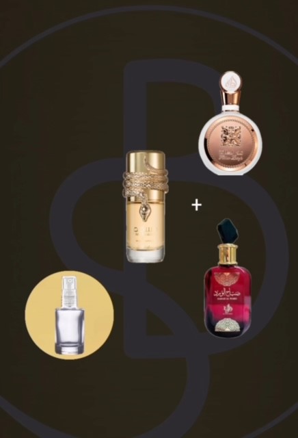 Combo Afrodisíaco – 3 decants x 5ml dos perfumes árabes FAKHAR ROSE ...